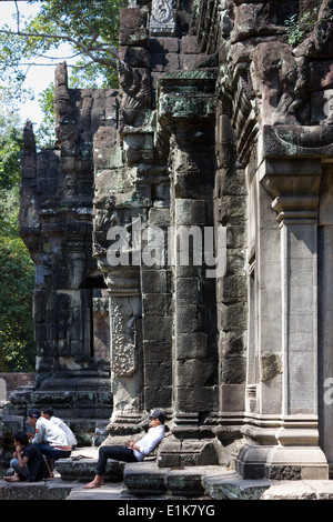 Thommanon is a small temple in the Angkor Thom complex, Siem Reap ...