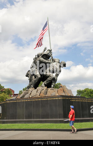 US Marine Iowa Jim monument Stock Photo - Alamy