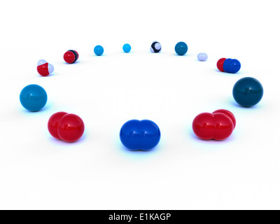 Structure of Earth's atmosphere, illustration Stock Photo - Alamy