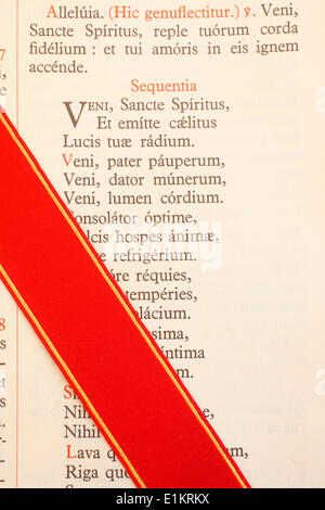 Missal at a traditionalist catholic pilgrimage Stock Photo - Alamy