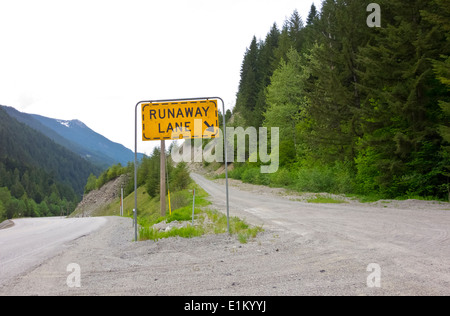 Runaway Truck Ramp sign Stock Photo - Alamy
