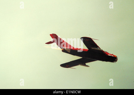 The MiG-17 Fresco, powered by the Klimov VK-1 engine, is a Soviet-built ...