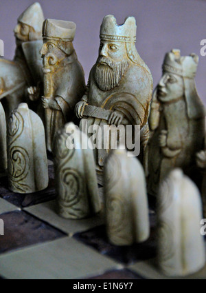 Images of Lewis Chessmen. The original chessmen were found near Uig on ...