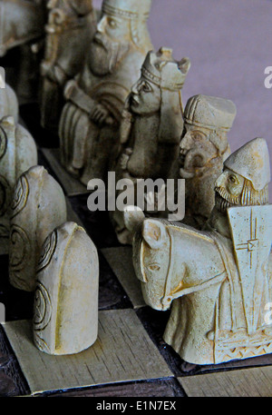 Images of Lewis Chessmen. The original chessmen were found near Uig on ...