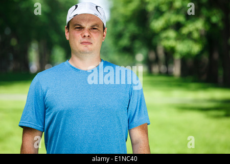 Fitness instructor outdoor portrait Stock Photo - Alamy