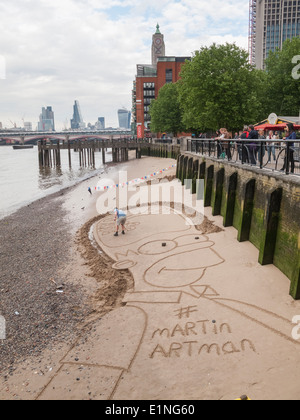 Sand Sculpture of Homer Simpson Stock Photo - Alamy