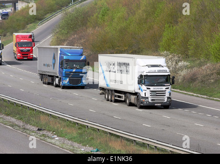 A view of the M20 Motorway in Kent, UK Stock Photo - Alamy