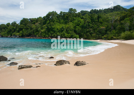 beautiful Teluk Hijau beach, Meru Betiri National Park, Java, Indonesia ...