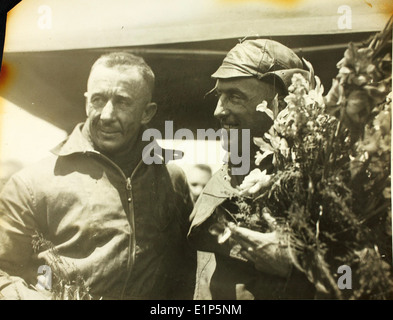 The historic flight of 1923 by John A. Macready and Oakley G. Kelly in ...