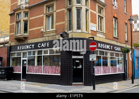 London: Regency Cafe Stock Photo - Alamy