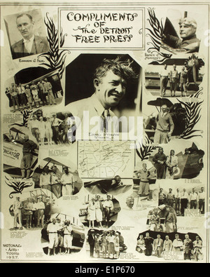 The National Air Tour of 1927, a significant event in early aviation ...