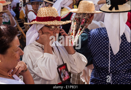 Canarian people celebrate their national day dressed in traditional ...