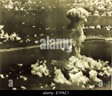 The 1946 Atomic Bomb Test conducted at Bikini Atoll in the Pacific ...