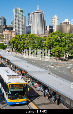 The Cultural Centre bus station, Brisbane, Queensland, Australia Stock ...