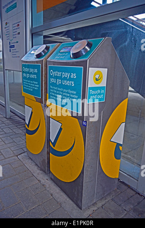 West Silvertown DLR Station Oyster ticket machines, London Borough of ...