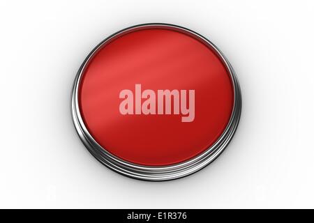 Digitally generated red push button against black wall Stock Photo - Alamy