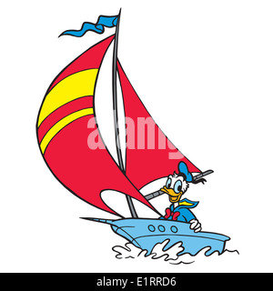 Donald Duck Vector illustration Stock Photo - Alamy