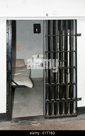 Interior of old prison cell Stock Photo - Alamy