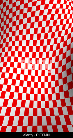 Red-white plane made in 3d software Stock Photo - Alamy