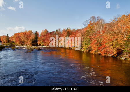 Margaree River, Margaree Valley, Cape Breton, Nova Scotia, Canada Stock ...