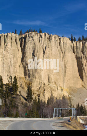 The Dutch Creek Hoodoo rock formations near Fairmont Hot Springs ...