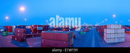 Container cranes at Delta Port Terminals Stock Photo - Alamy