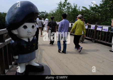 Bridge of Freedom Imjingak Peace Park DMZ Tour North South Korea Stock ...