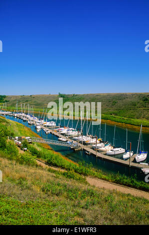 Sailboats at Lake Diefenbaker Saskatchewan, Canada Stock Photo - Alamy
