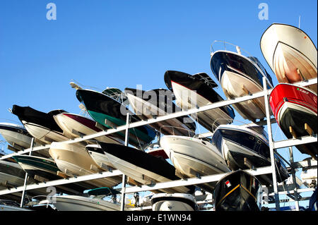 Boat storage in Miami, FL Stock Photo - Alamy