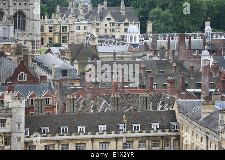 THE CITY OF CAMBRIDGE UNIVERSITY ROOFTOPS AND SPIRES Stock Photo - Alamy