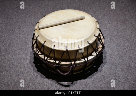 Korean traditional drum called buk, with Taegeuk symbol Stock Photo - Alamy