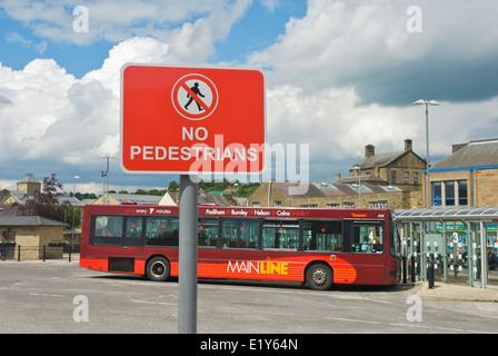 Skipton bus station, North Yorkshire, England UK Stock Photo - Alamy