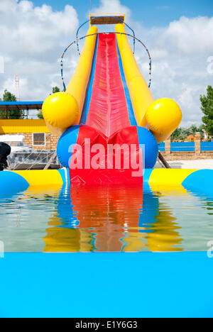 Water Slide, Amusement Park, Summer Fun Stock Photo - Alamy