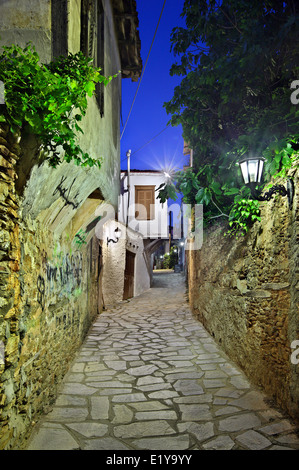 Walking around the picturesque alleys of the old neighborhoods of ...