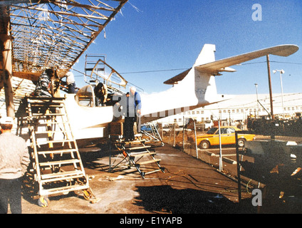 A photograph of the Bowlus Albatross Glider, an early American glider ...