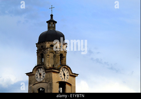 Costigliole Saluzzo, Piedmont, Italy - The tower of ancient castle ...