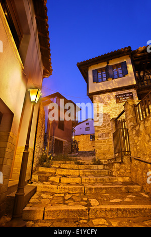 Macedonia Greece, Arnaia village Halkidiki. House with traditional ...