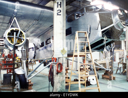 The Ford Trimotor, an early American monoplane designed for commercial ...