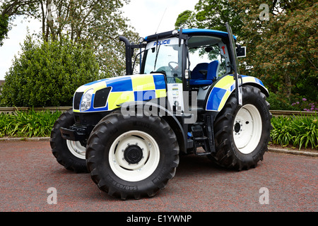 psni battenberg livery tractor on display bangor northern ireland Stock ...