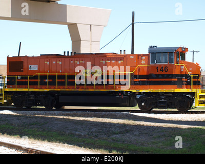 Dallas,11-06-2014. A new RP20BD diesel-electric switcher locomotive is ...