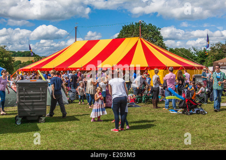 Beer tent at the Alresford Music festival 2015, New Alresford ...