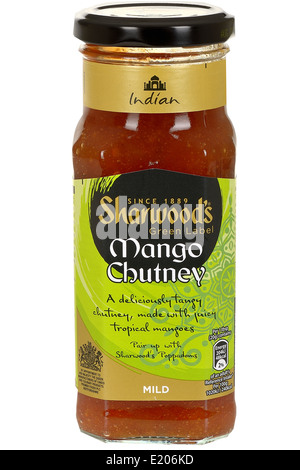 Jar of Mango Chutney Stock Photo - Alamy