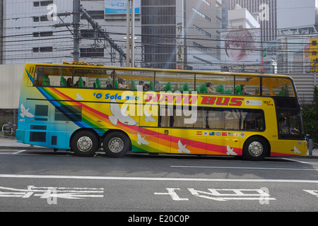 Hato Bus Sightseeing Bus Tokyo Japan Stock Photo - Alamy