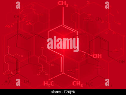The chemical structural formula of spirit Stock Photo - Alamy