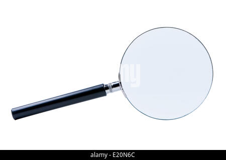 Magnifier isolated on white background Stock Photo - Alamy