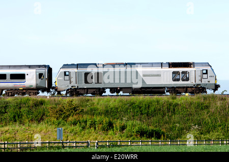 Class 67 diesel propelling a Chiltern Railways Mainline train ...