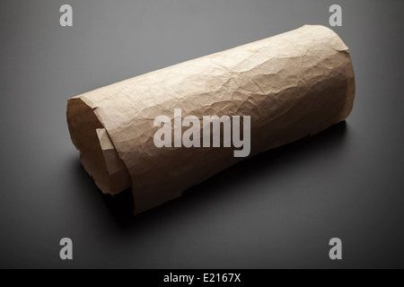 macro photo of paper scroll Stock Photo - Alamy