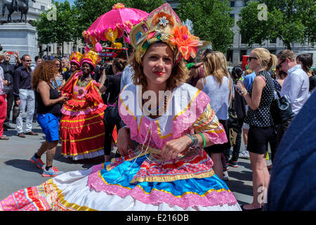 Maracatudo Mafua dancers entertain visitors to the Brazil Day ...