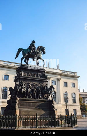 Statue of Friedrich II of Prussia in Torgau, 1914, Landkreis ...