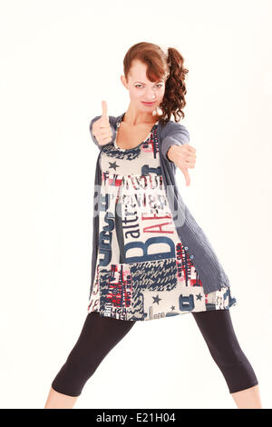 An Indecisive Business Woman Stock Photo - Alamy